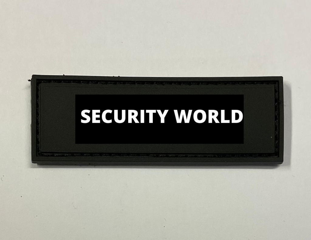 TIRA DE NOME EM PVC C/ VELCRO - Security World