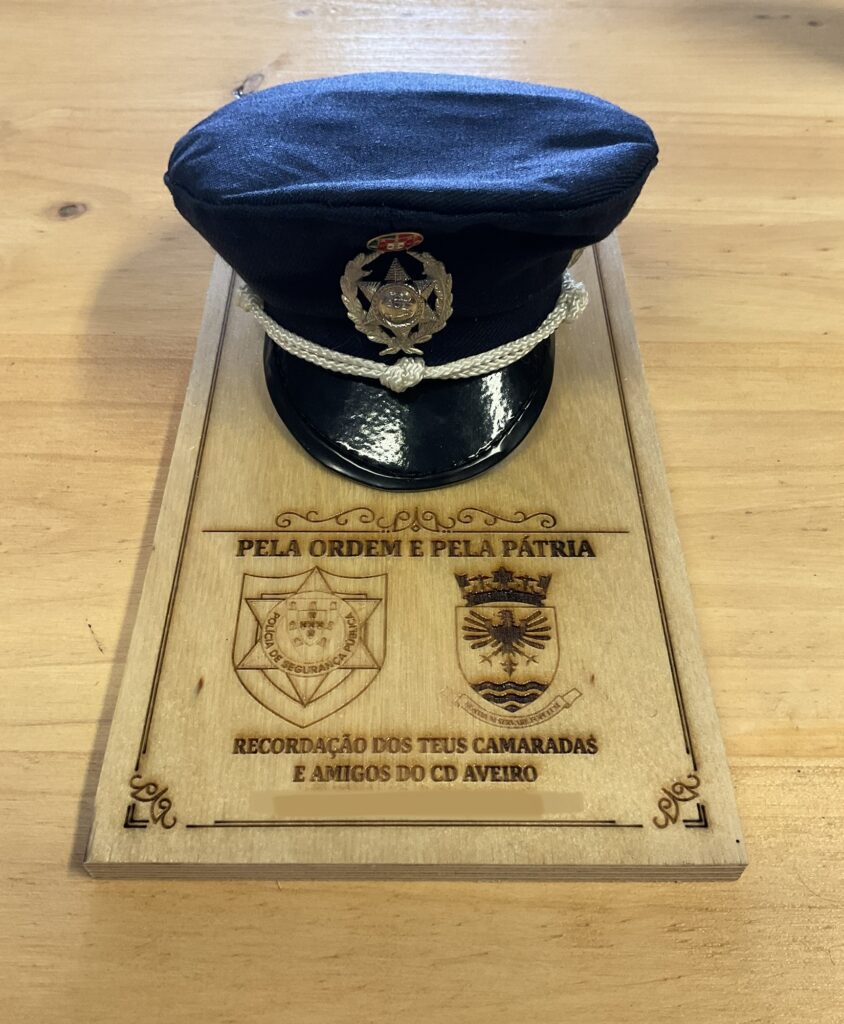 PLACA COM CHAPÉU PSP - Security World