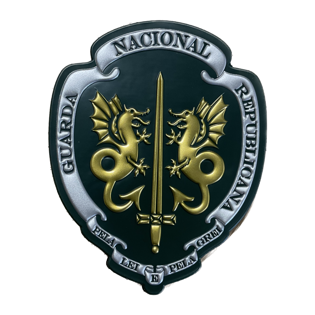 SIMBOLO GNR BRASÃO 2021 3D ABORRACHADO - Security World