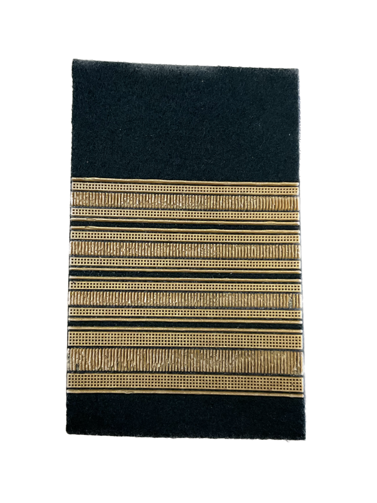 DIVISA VELCRO PVC CORONEL 9X5CM GNR - Security World