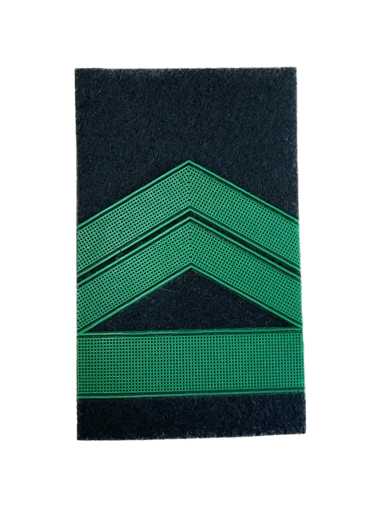 DIVISA VELCRO PVC CABO MOR 9X5CM GNR - Security World