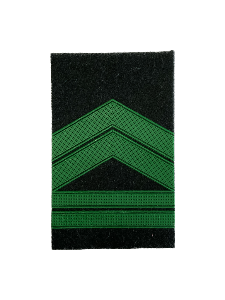 DIVISA VELCRO PVC CABO CHEFE 9X5CM GNR - Security World