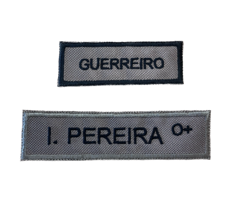 TIRA/PLACA DE NOME BORDADA MODELO NOVO EXÉRCITO - Security World